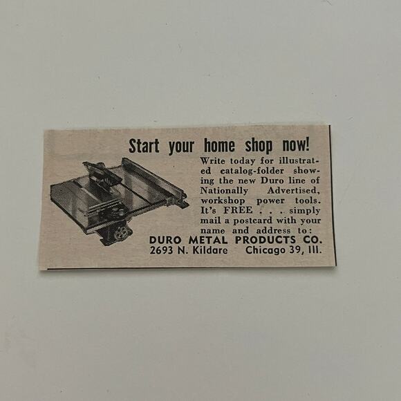 None and/or Unknown | Other | Duro Metal Products Co Chicago Il 95 ...